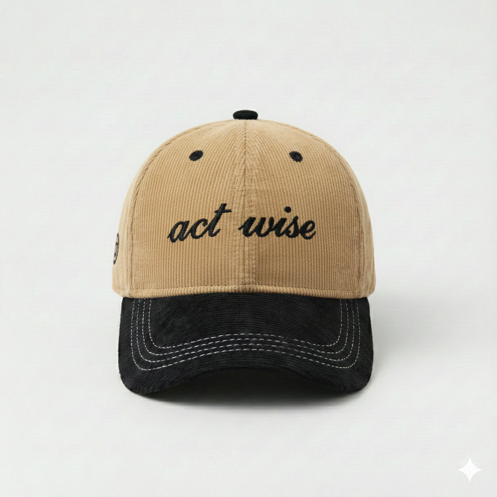 ACT WISE - Corduroy Cap | BY HUMANS